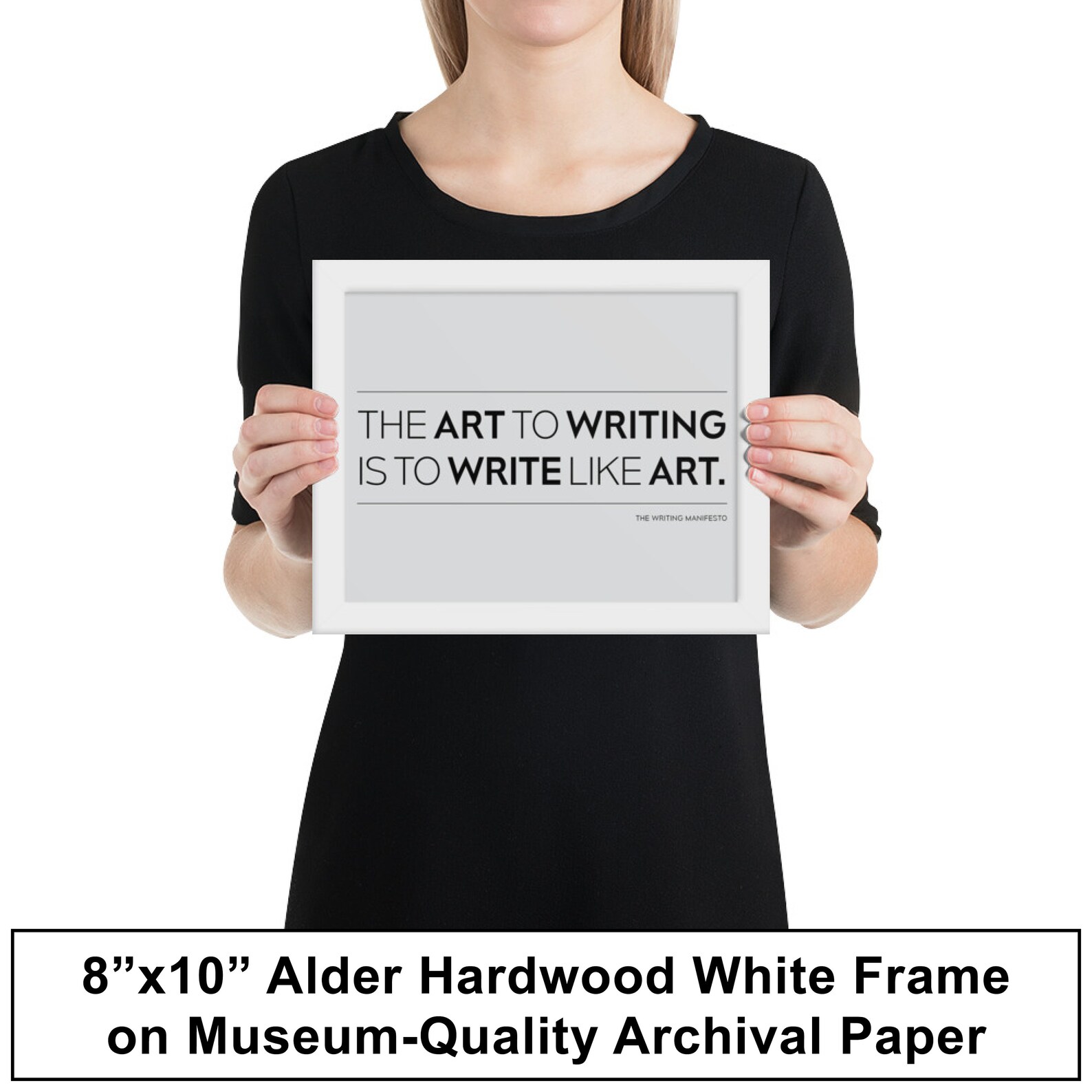 Writing Inspirational Quote the Art to Writing Sign & Wall - Etsy