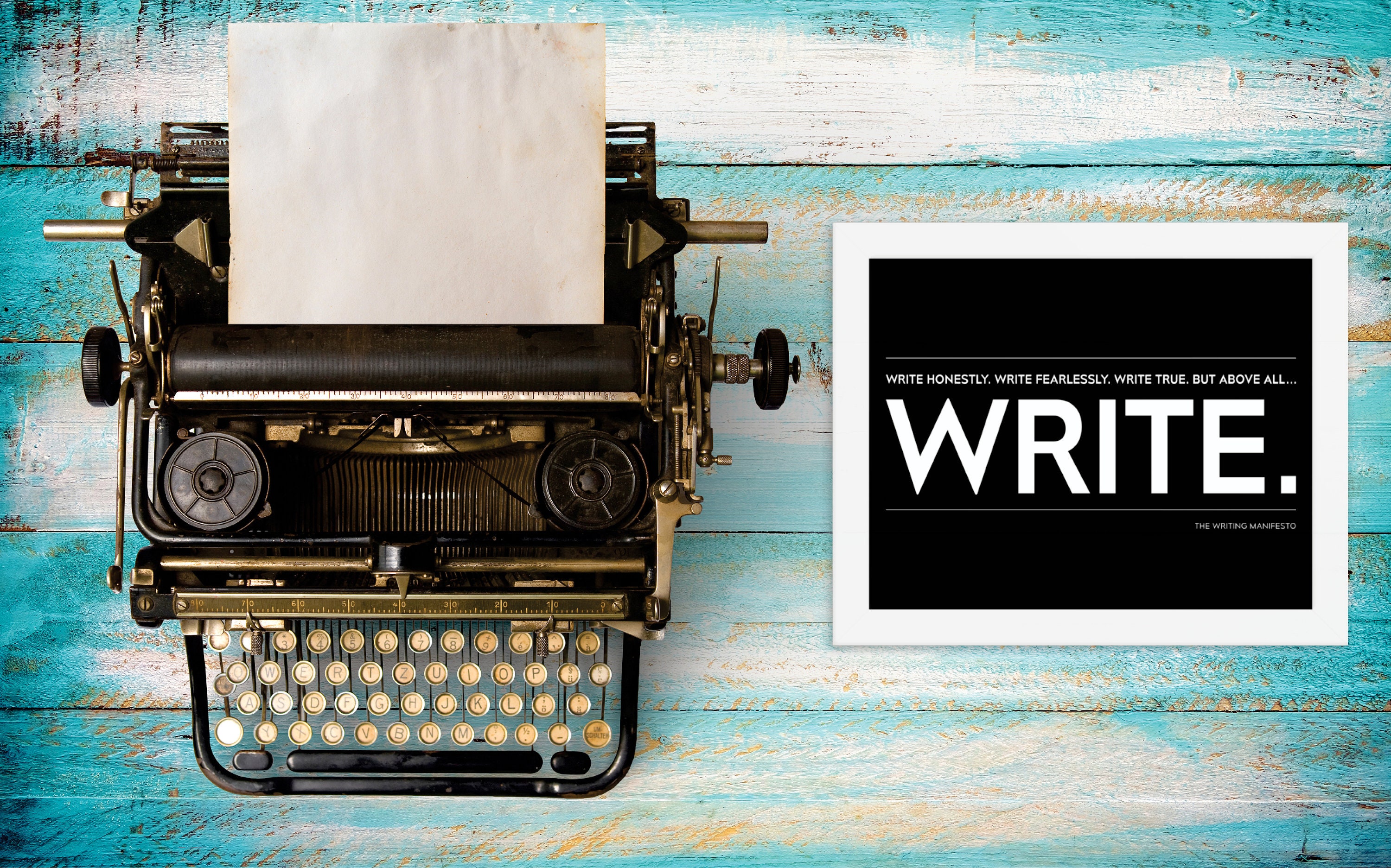 But Above All Write Printable Inspirational Wall Art / Author Digital ...