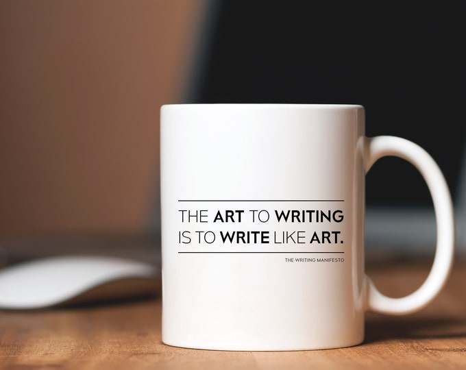Writing Inspiration Mug 11oz just Sit Down and Write for Writer, Poet ...