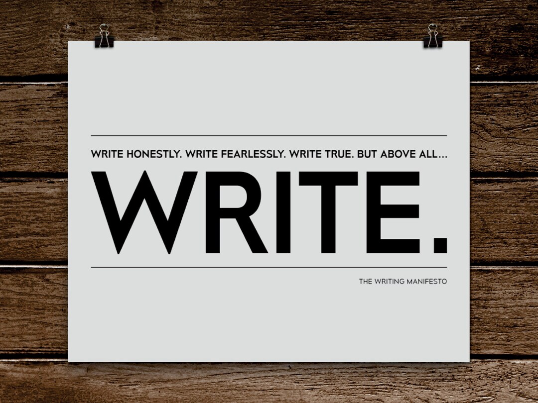 Motivational Writing Quote for Writers, Authors & Poets / Cure for ...