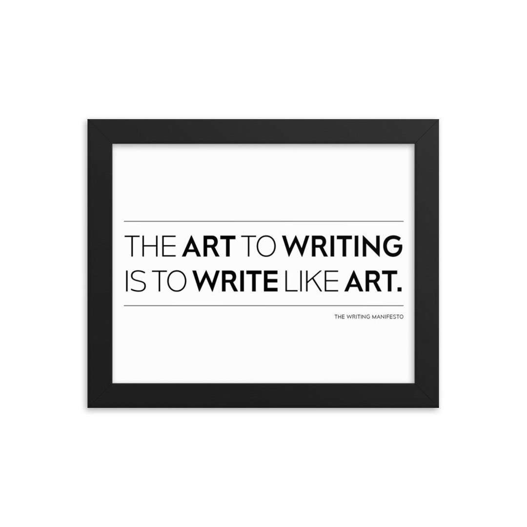 Writing Motivational Print — Writer Signs / Poetry Print / Literary ...