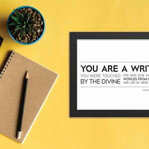 Writing Inspiration Print — Motivational Quotes for Authors & Poets ...