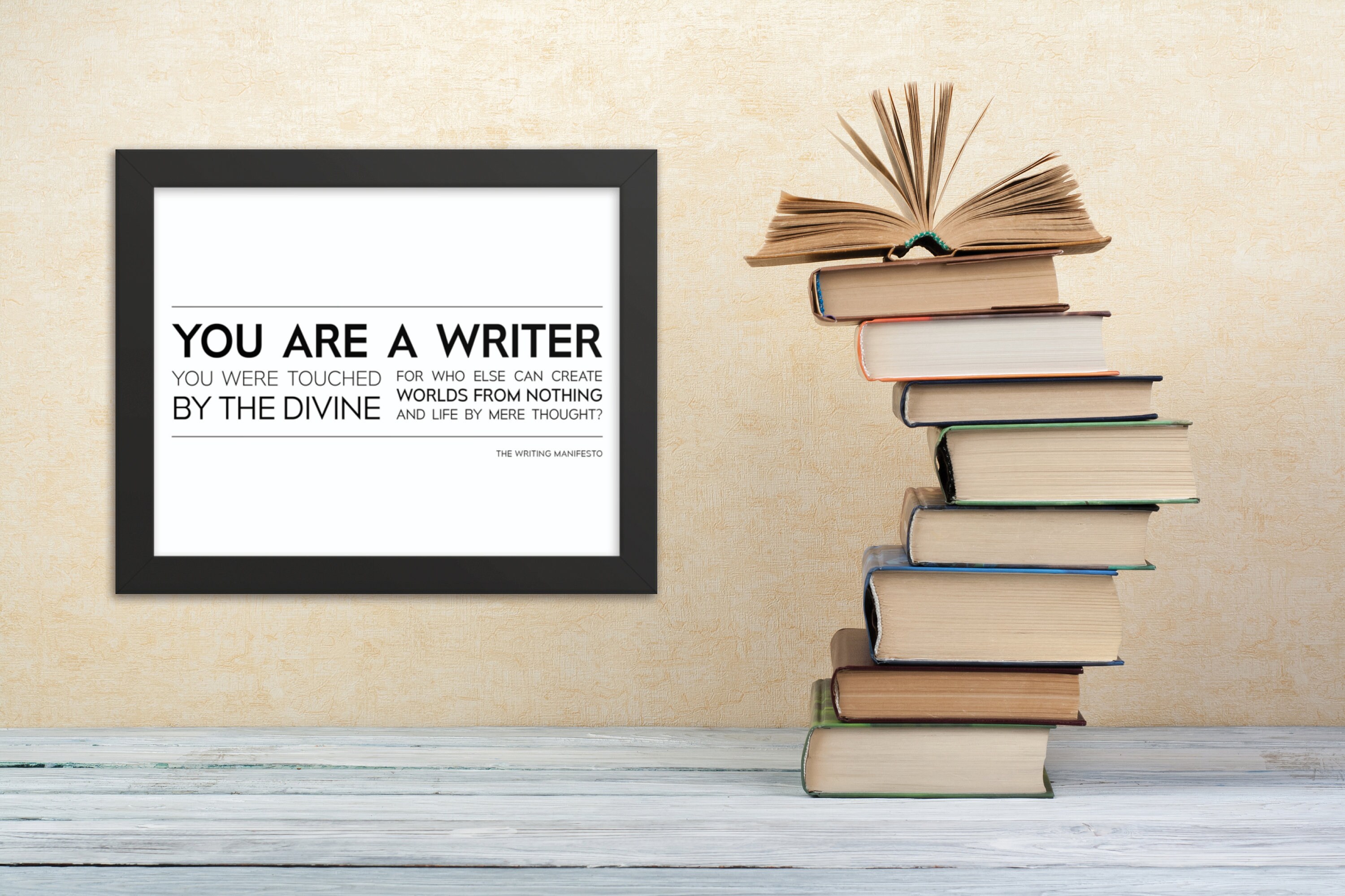 You Are A Writer Inspirational Print Writers Authors | Etsy