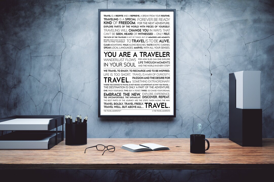 Traveler, Adventurer, World Explorer Print / Journey to Remember ...