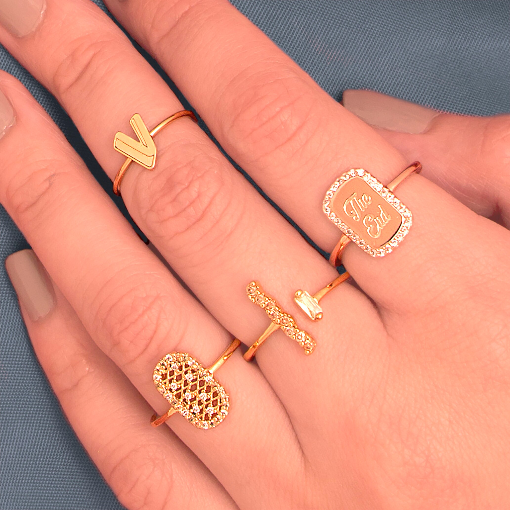 The End is Just Another Beginning Adjustable Ring US5-8 925 - Etsy