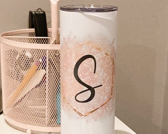 Initial Tumbler - Etsy