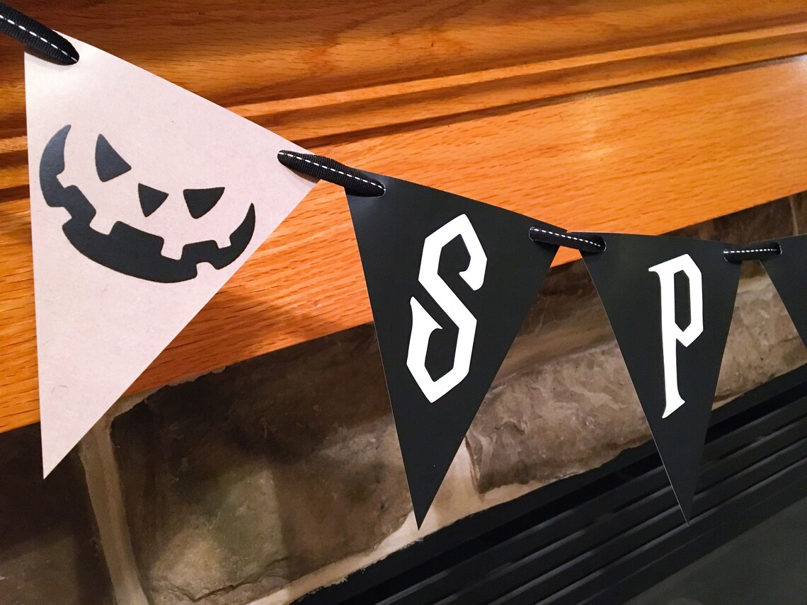 Spooky Banner INSTANT DOWNLOAD | Etsy