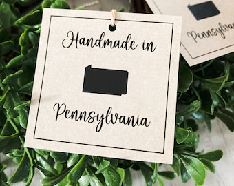 Download Printable Handmade Tags for Crafts PNG Download - Etsy