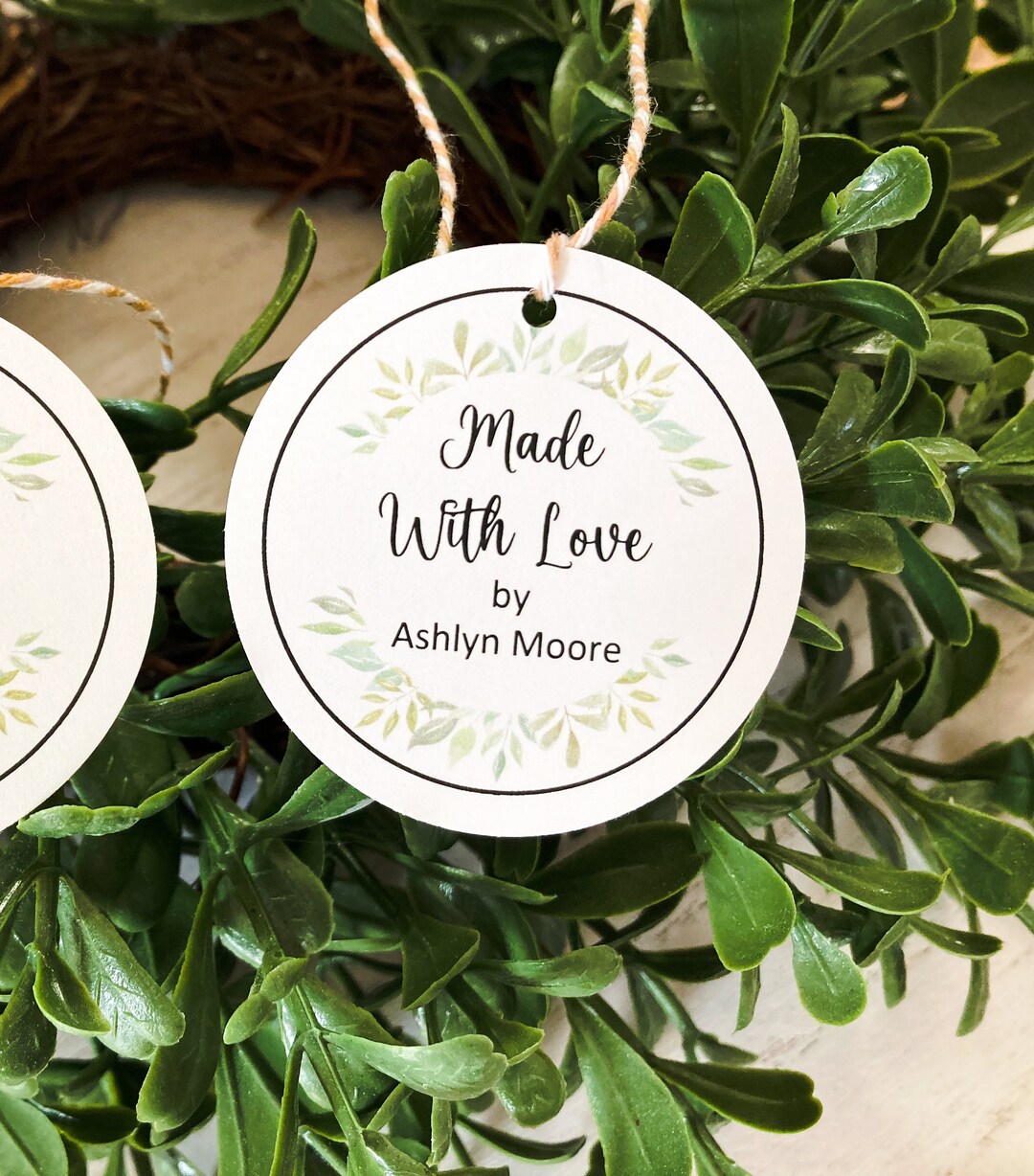 Made With Love Tags PRINTABLE - Etsy