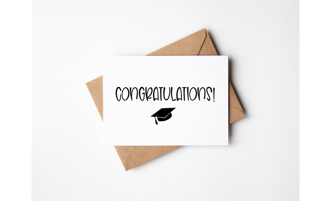 Congrats Grad Note Cards A2 Cards INSTANT DOWNLOAD - Etsy