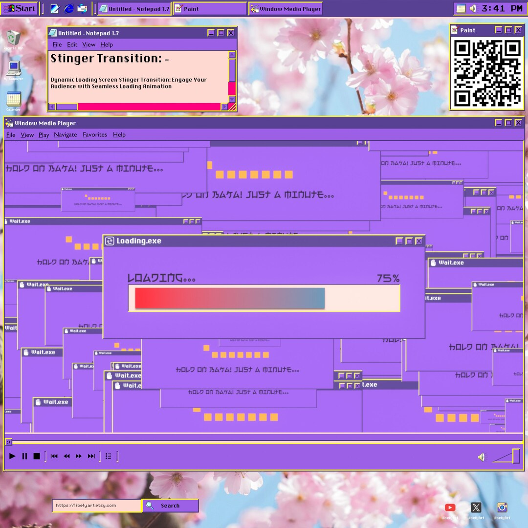 Loading Stinger Transition With Sound Animated Pop-up Loading Effect ...
