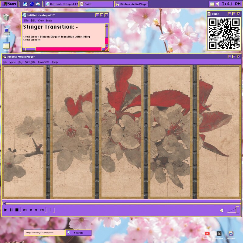 Japanese Sliding Screen - Etsy