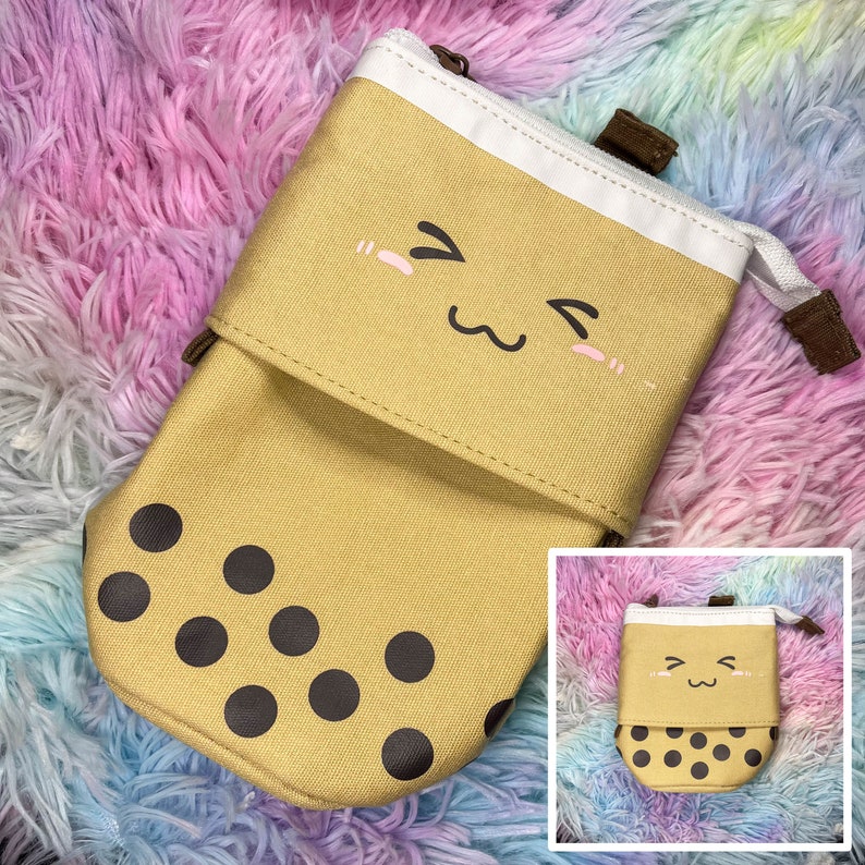 Boba Milk Tea Pencil Case - Etsy