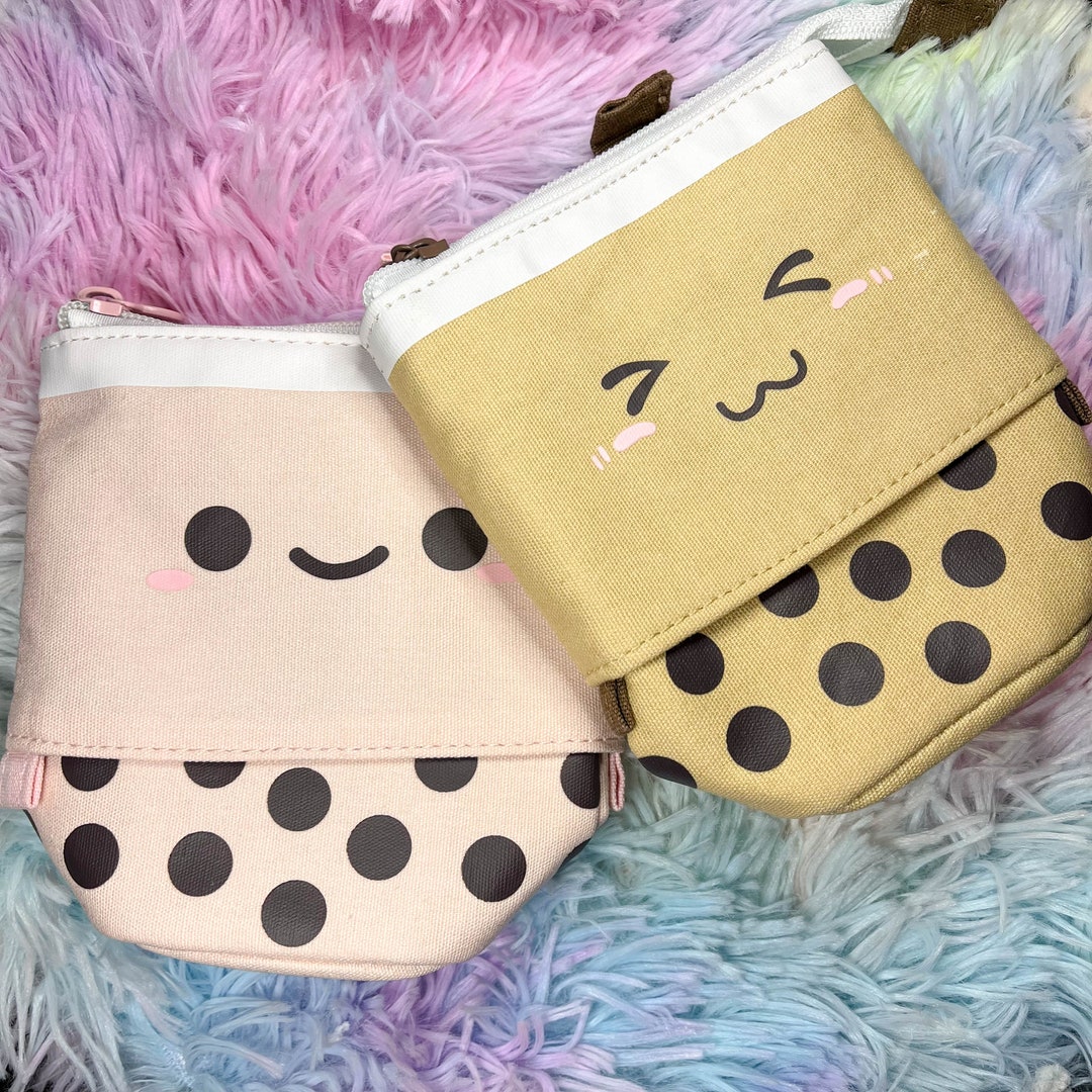 Boba Milk Tea Pencil Case - Etsy