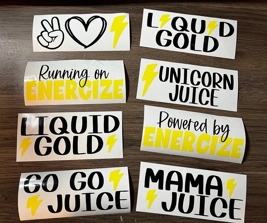 Energize Inspired Decal - DECAL ONLY - Word Sticker - Etsy