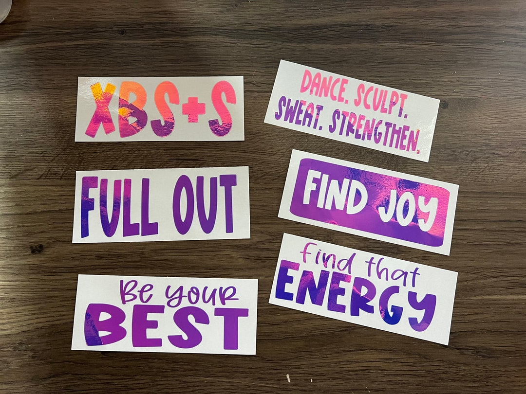 Sweat and Sculpt Inspired Decal - Word Sticker - Workout - DECAL ONLY ...