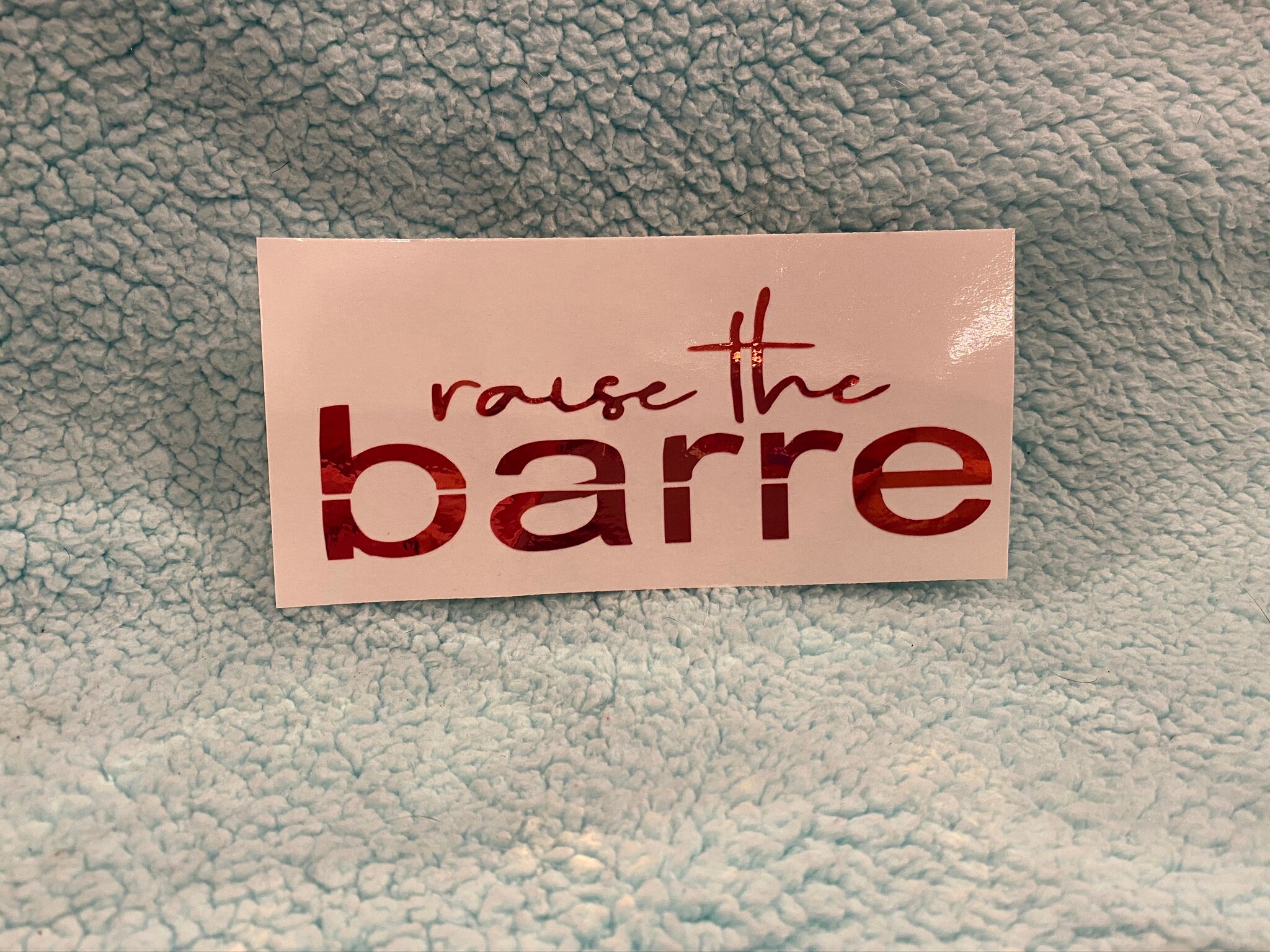 Barre Inspired Decal - Word Sticker - Workout - Barre Babe - Etsy