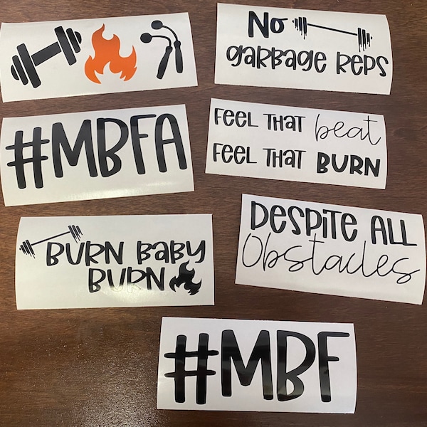 Workout Stickers - Etsy