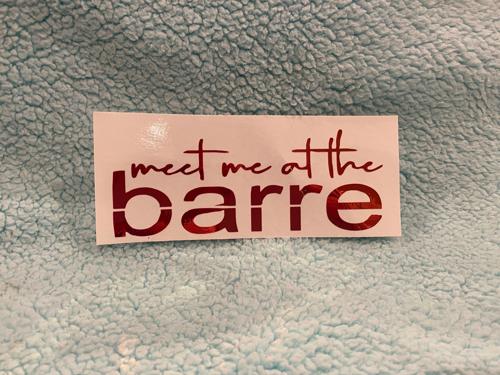 Barre Inspired Decal - Word Sticker - Workout - Barre Babe - Etsy