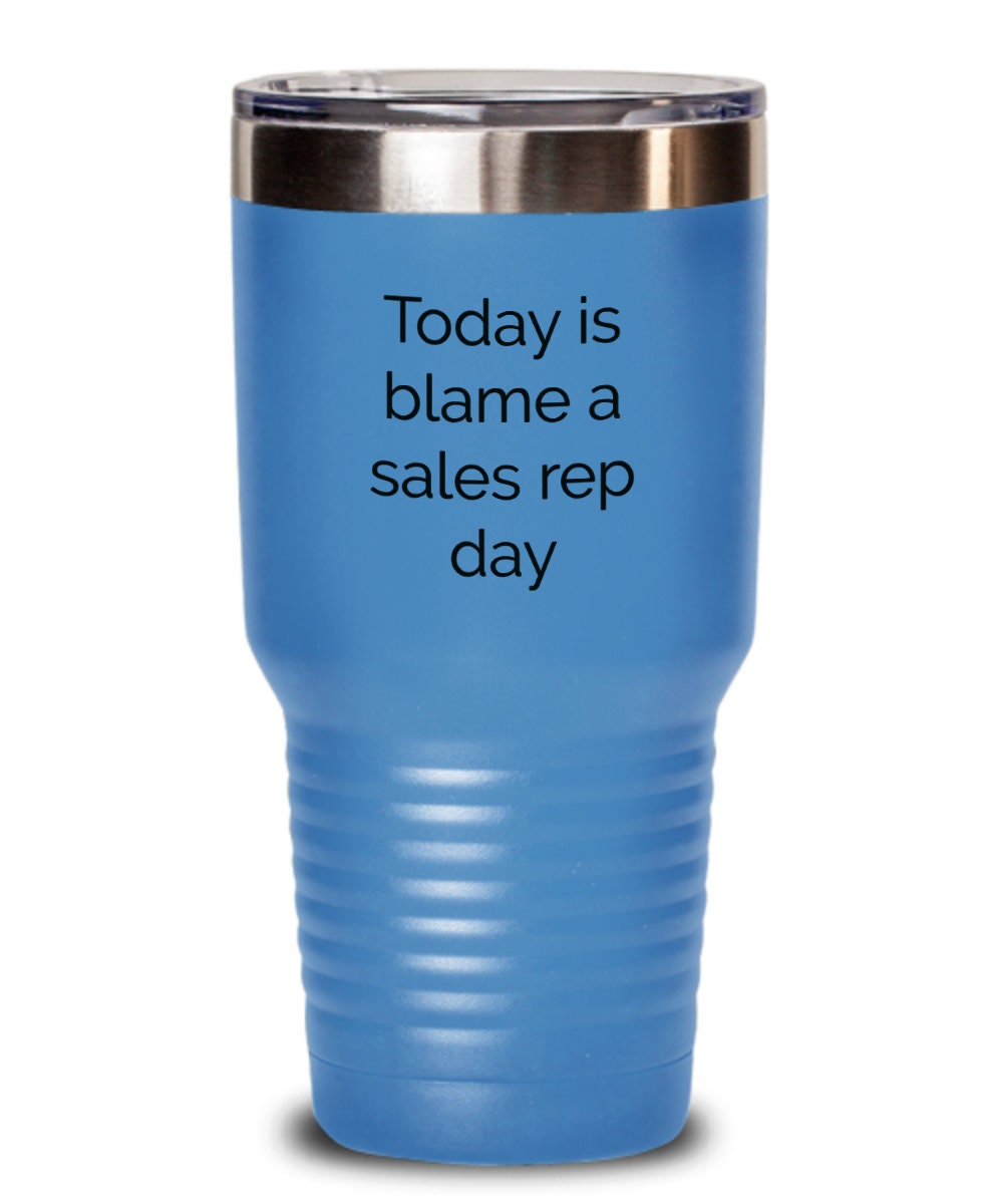 Tumbler Colored Gift for Sales Rep Funny Birthday Present - Etsy