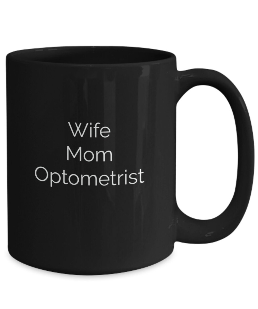 Best Optometrist Black Coffee Mug Gift Funny Souvenir for Best Medical ...