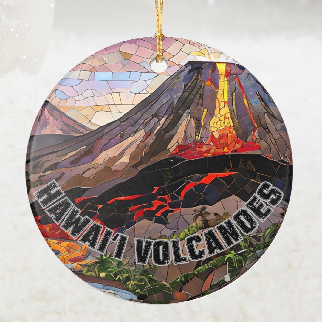 National Park Ornament, Travel Souvenir Keepsake Hiking Gift | Hawaii ...