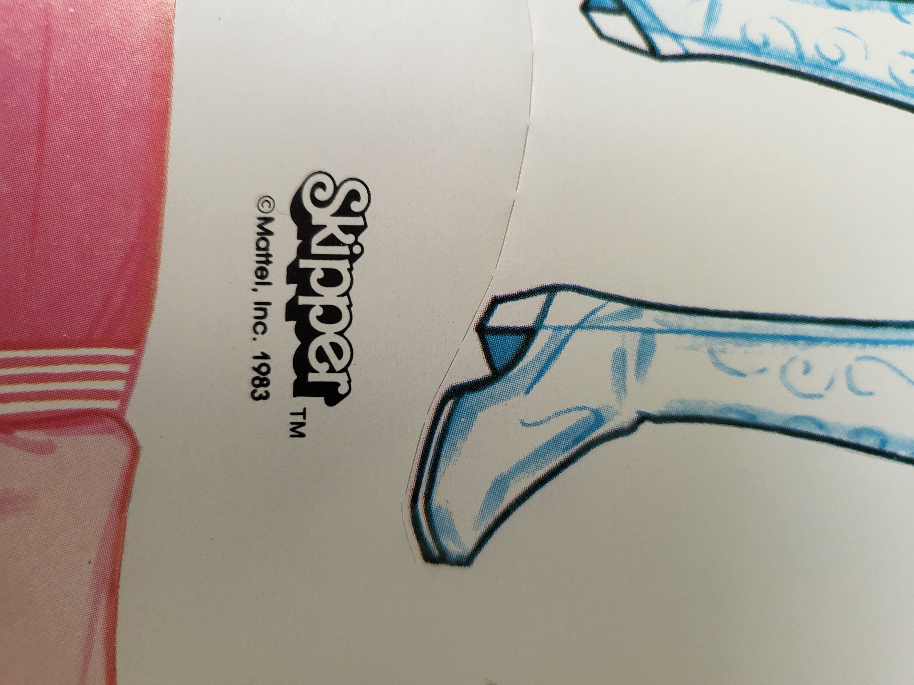 1983 Western Skipper Paper Doll Uncut Vintage Barbie Sister Skipper ...