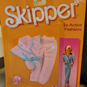 Vintage Skipper so Active Fashions, Mattel Skipper Doll Pajamas 2238 ...