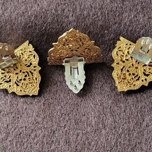 Art Deco Dress Clips 1920s-1930s Trio of Antique Dress Clips Rare Trio ...