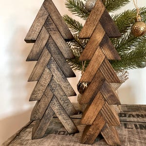Wooden Christmas Trees / Layered Trees / Rustic Christmas Trees ...