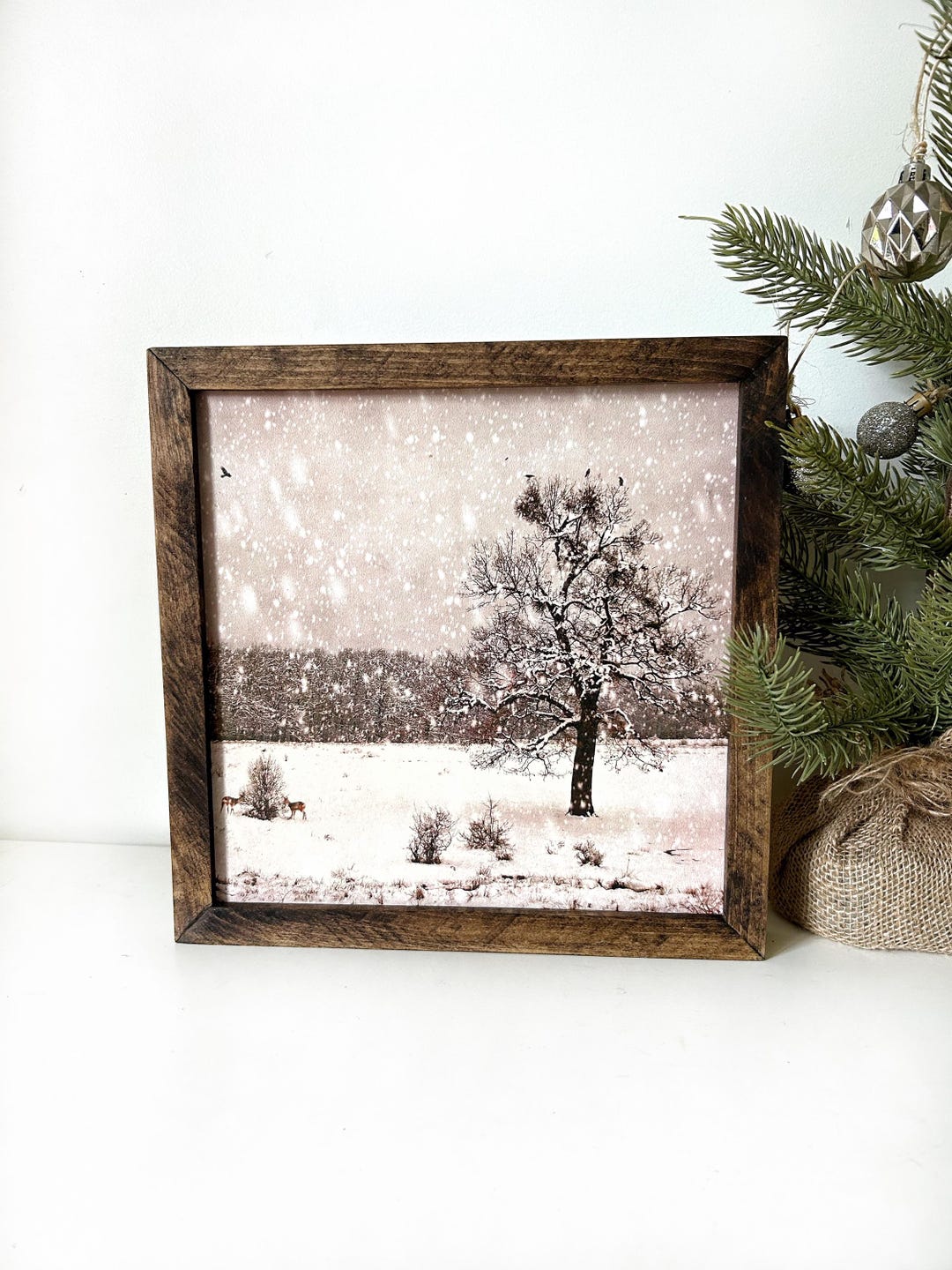 Winter Meadow Sign / Winter Sign / Snowfall / Christmas Sign ...