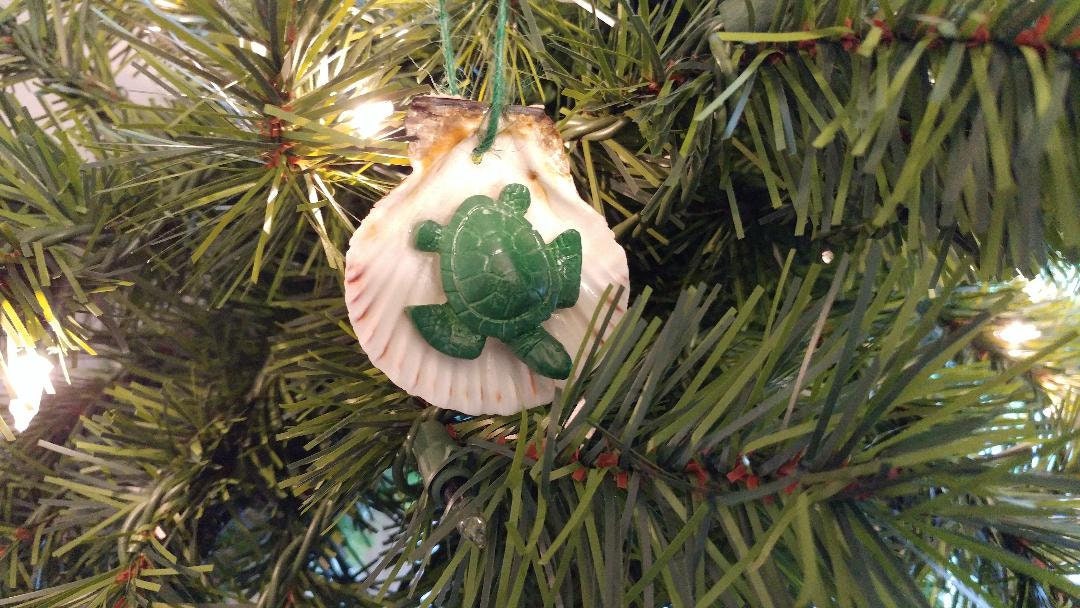 Sea Turtle Christmas Ornament - Etsy