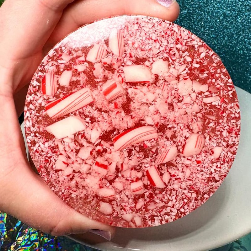 Resin Coasters Candy Canes - Etsy