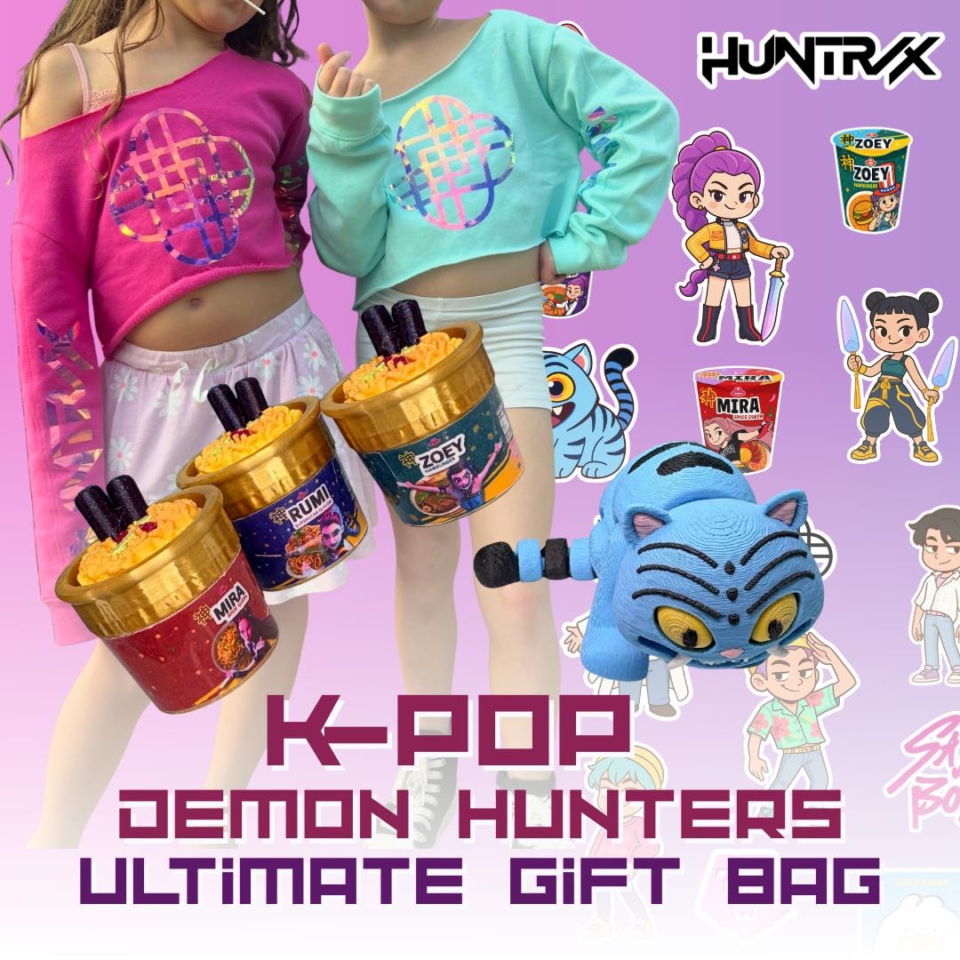 K-pop Demon Hunters Gift Bag – Huntrix Sweatshirt, Sticker Pack, Derpy ...