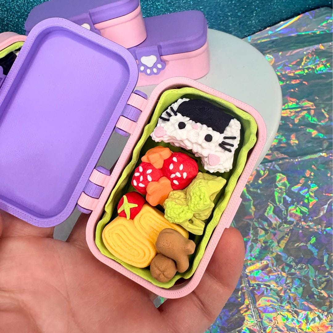 Bento Box Fidget Clicker – Clicker Toy | Kawaii Delicious Desktop Multi ...