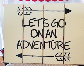 Adventure sign | Etsy
