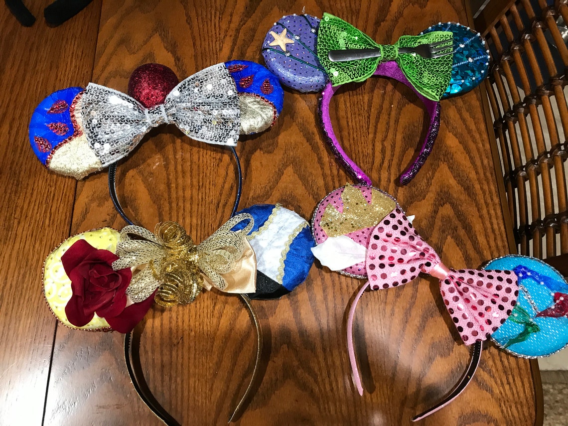 Custom Made to Order Mouse Ears and Matching Tutus - Etsy