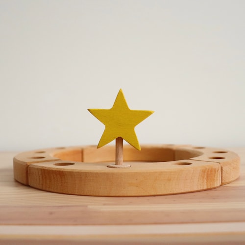 Birthday Ring Ornaments / Decorative Wooden Figures - Etsy