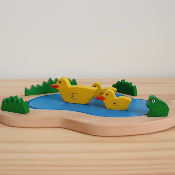 Wooden Duck Toy - Etsy
