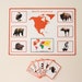 Montessori Animals and Continents Cards/montessori Flash Card/ Animals ...