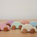 Wooden Pastel Cars - Etsy