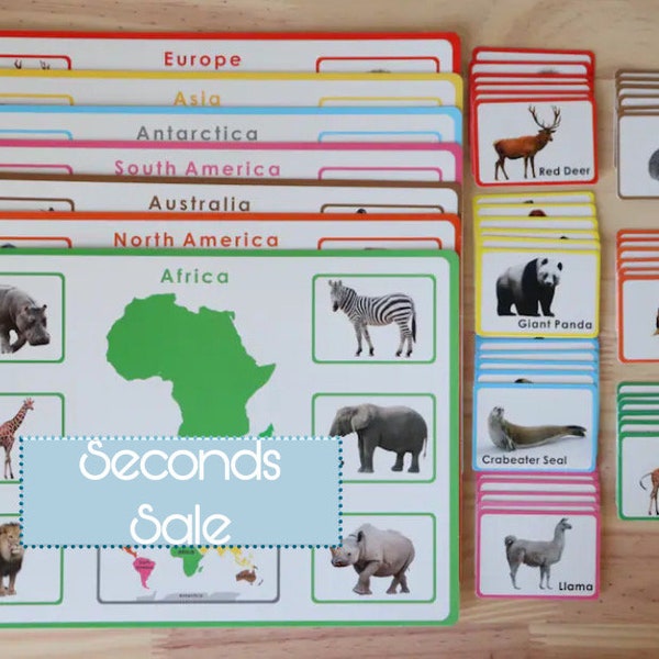 Montessori Cards - Etsy