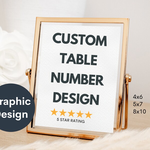 Custom Table Numbers - Etsy