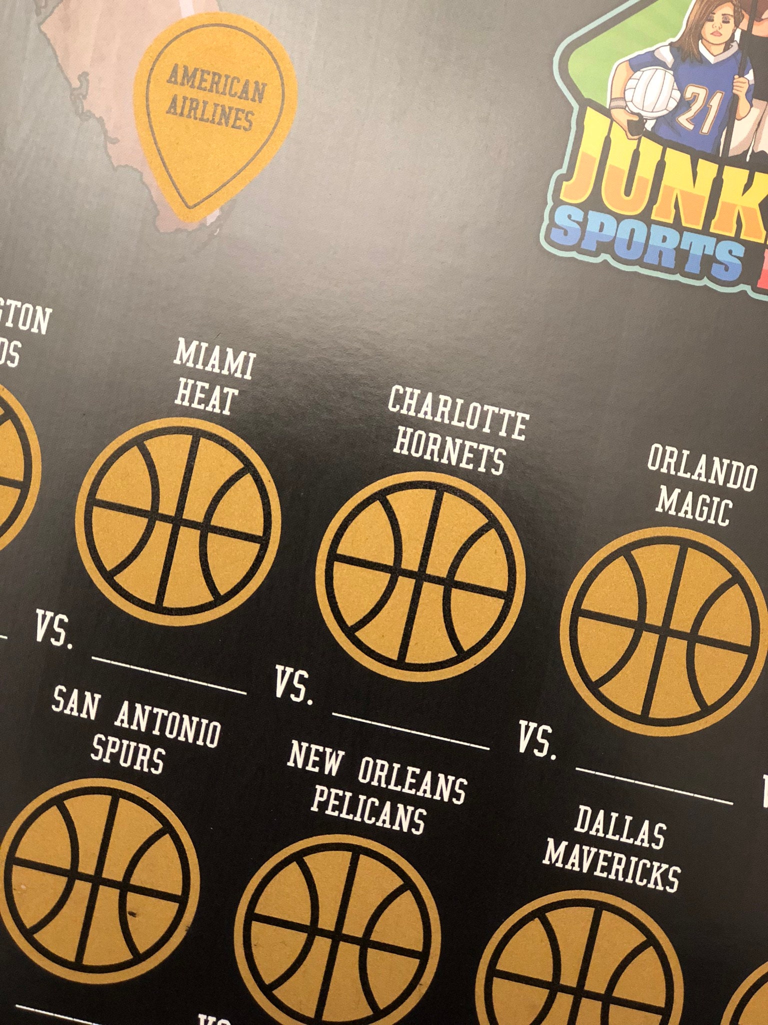 Scratch-off Basketball Map Bucket List Tracking Poster - Etsy Canada