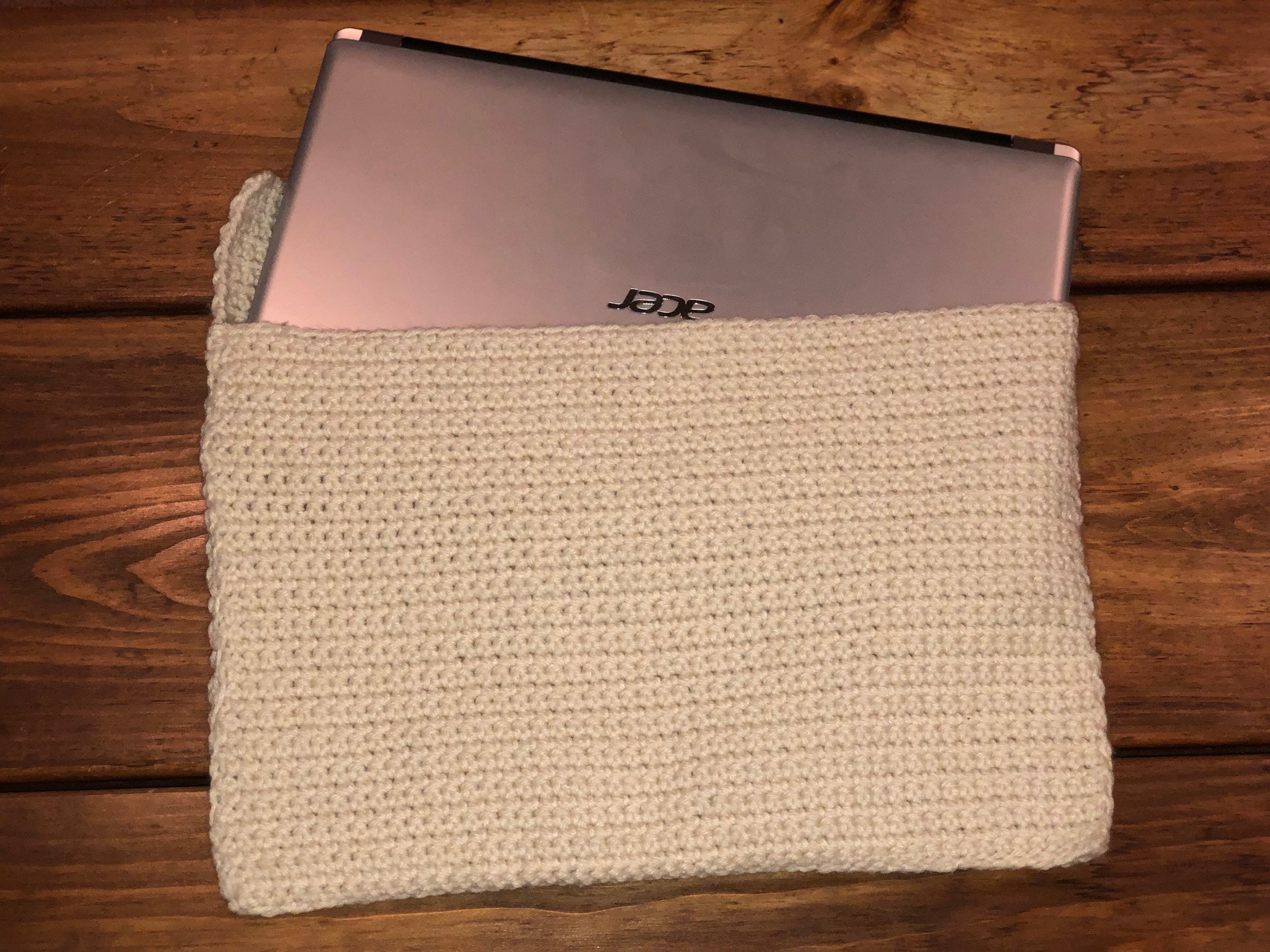 Cream Laptop Cover - Etsy