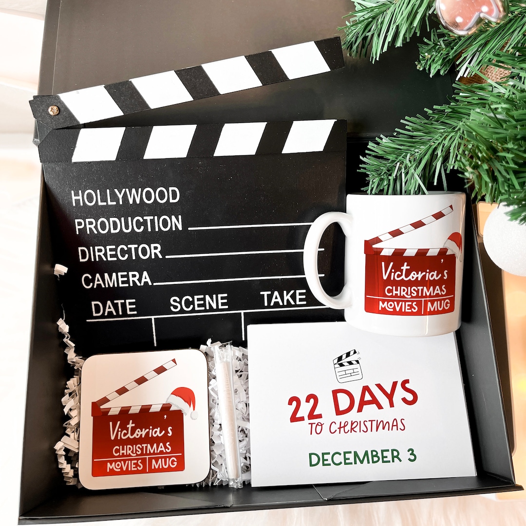 Movie Advent Gift Set for Film Lovers | Clapper Board, Movie Watching ...