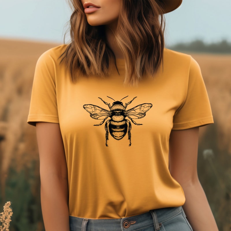 Bee Tshirts for Women - Etsy UK