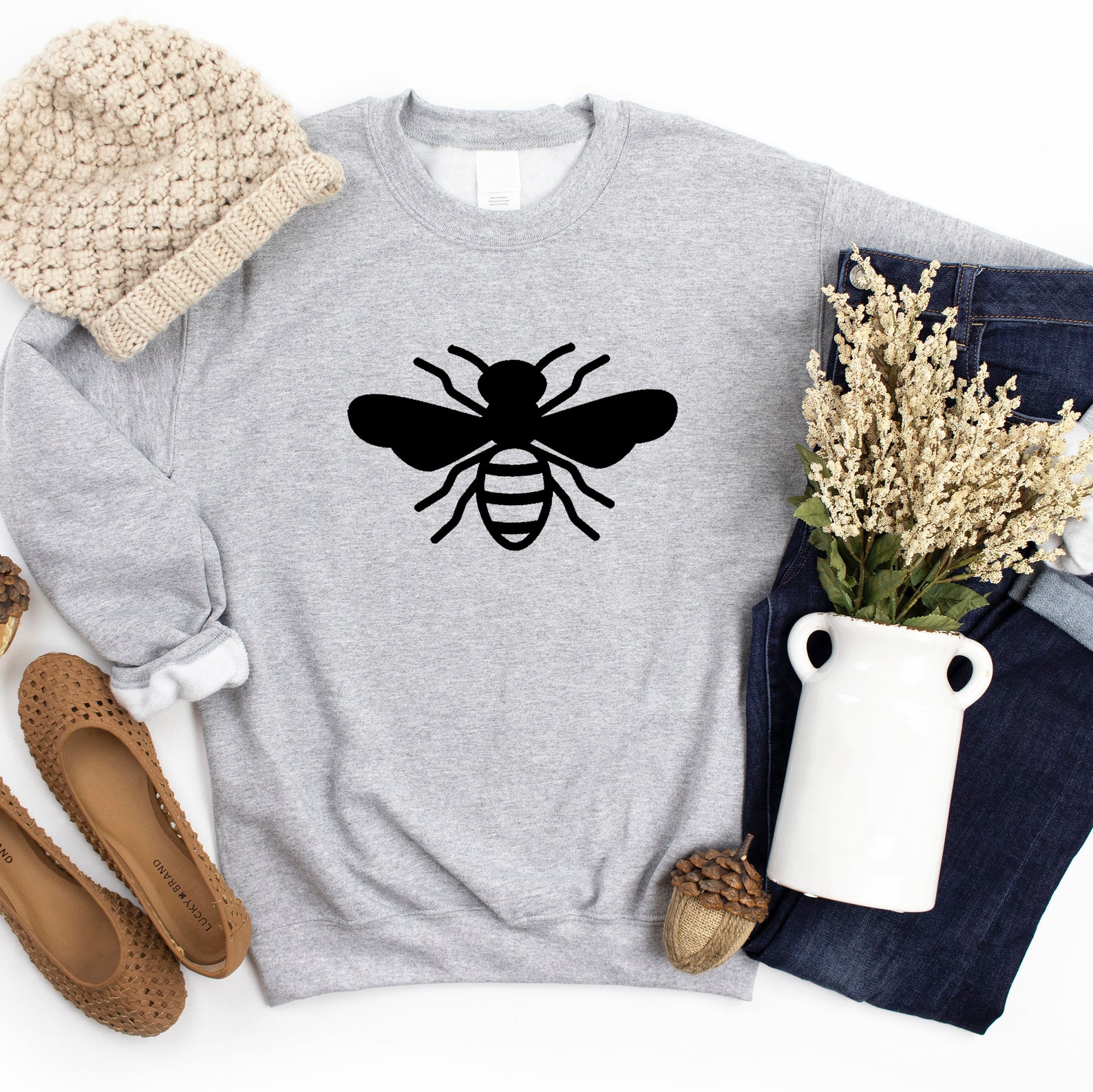 Nature Lover Glitter Bee Sweatshirt, Unisex Honeybee Jumper (S-2XL) - Etsy