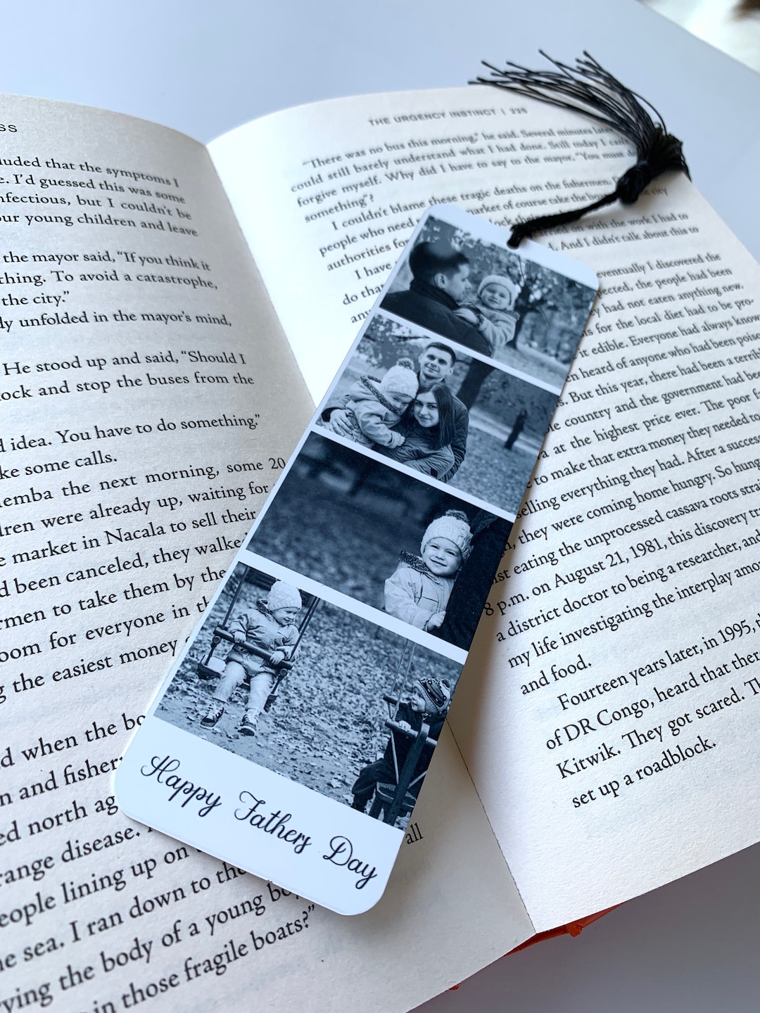 Photo Booth Bookmark: Personalised Father's Day Gift (metal) - Etsy