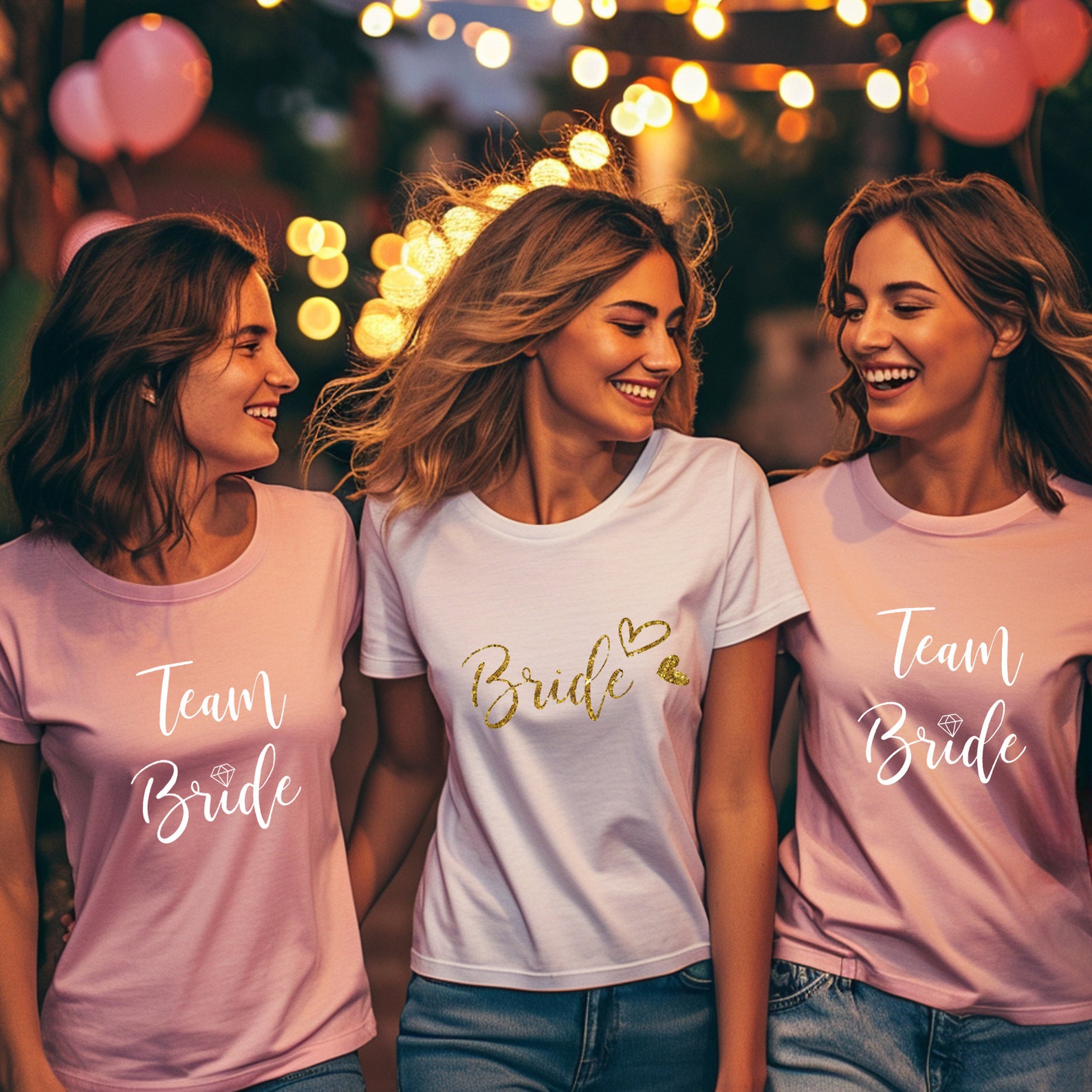 Team Bride Shirt: Bachelorette Party Cotton T-shirts - Etsy